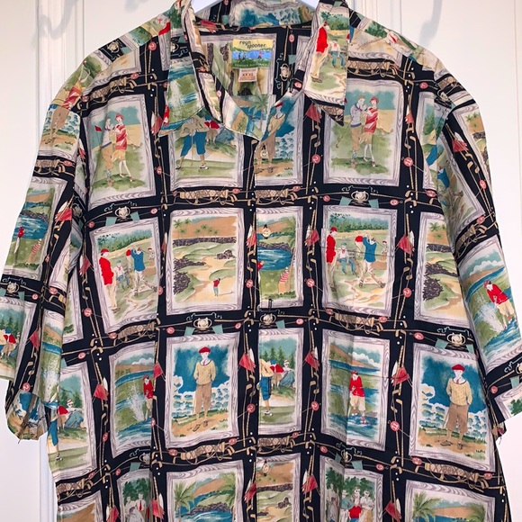 reyn spooner | Shirts | Vintage Golf Print Reyn Spooner Shirt | Poshmark
